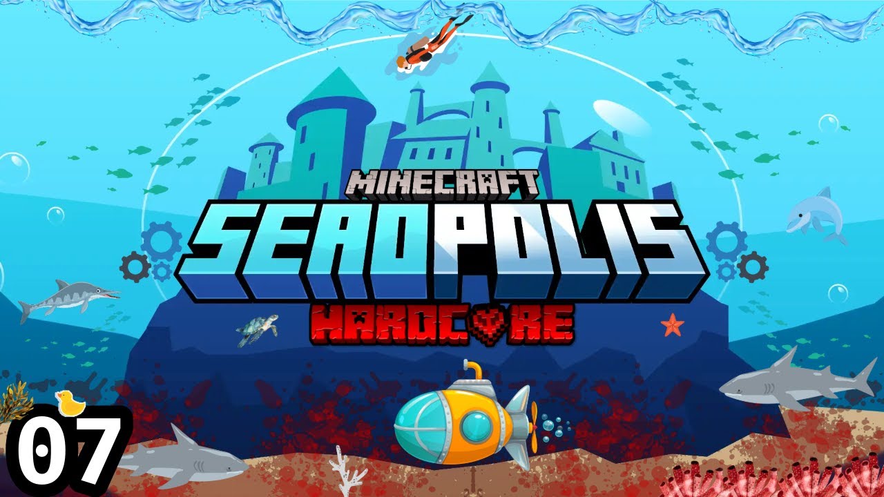Finally, I explored the Sea Full of stuff | Minecraft Hardcore ...