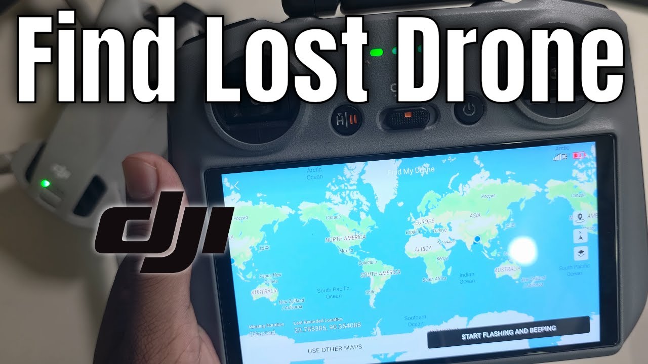 How to find lost Drone? Find/Track a DJI Drone - YouTube