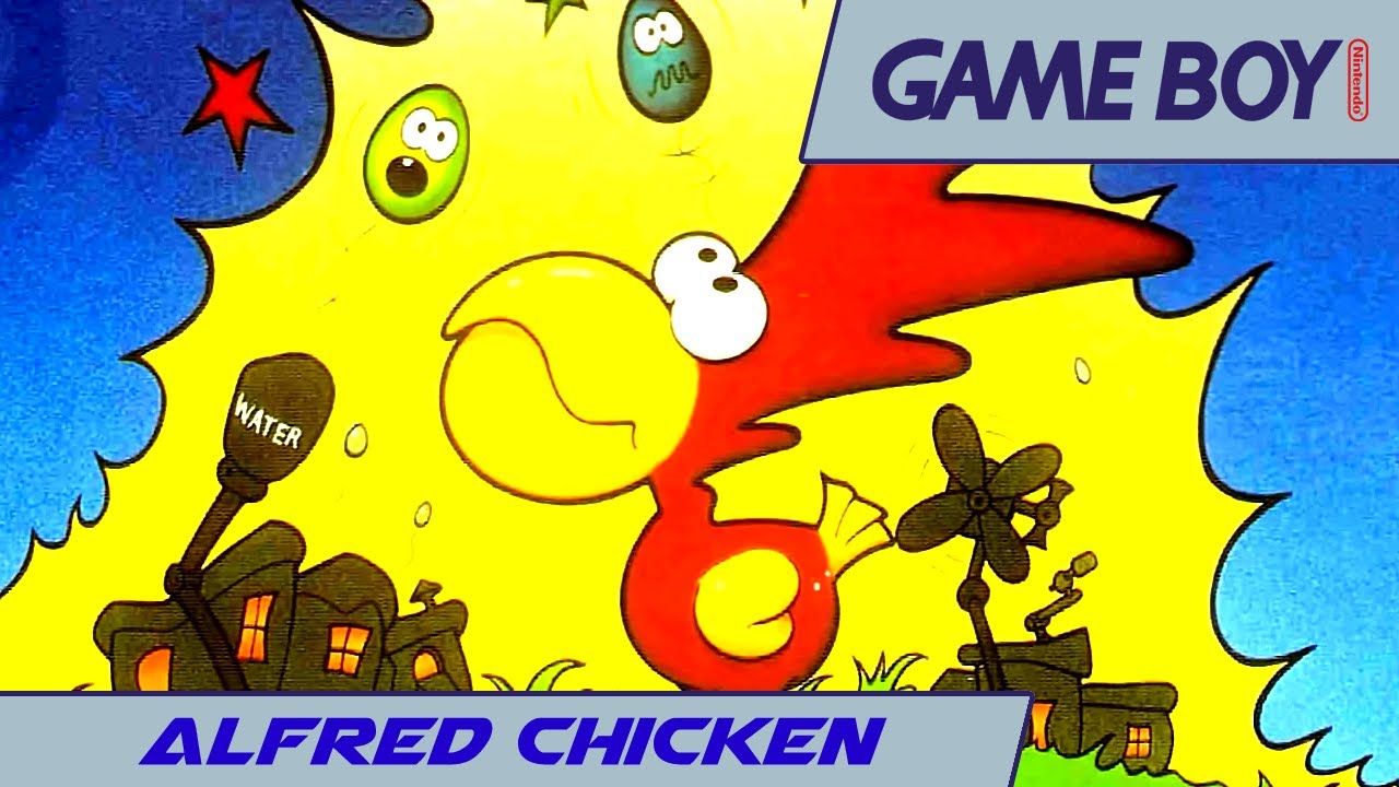 ALFRED CHICKEN (1993) // First level // Nintendo Gameboy Gameplay - YouTube