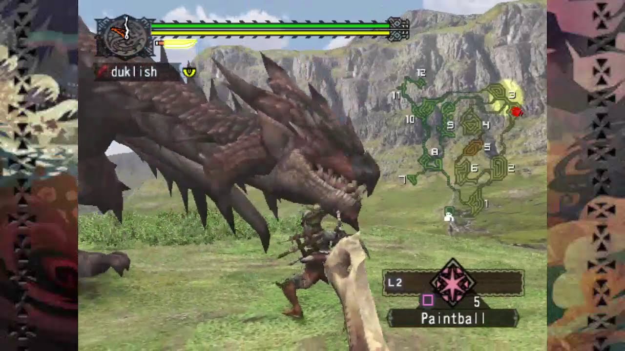 [MH1] Good conditions vs Rathalos - YouTube