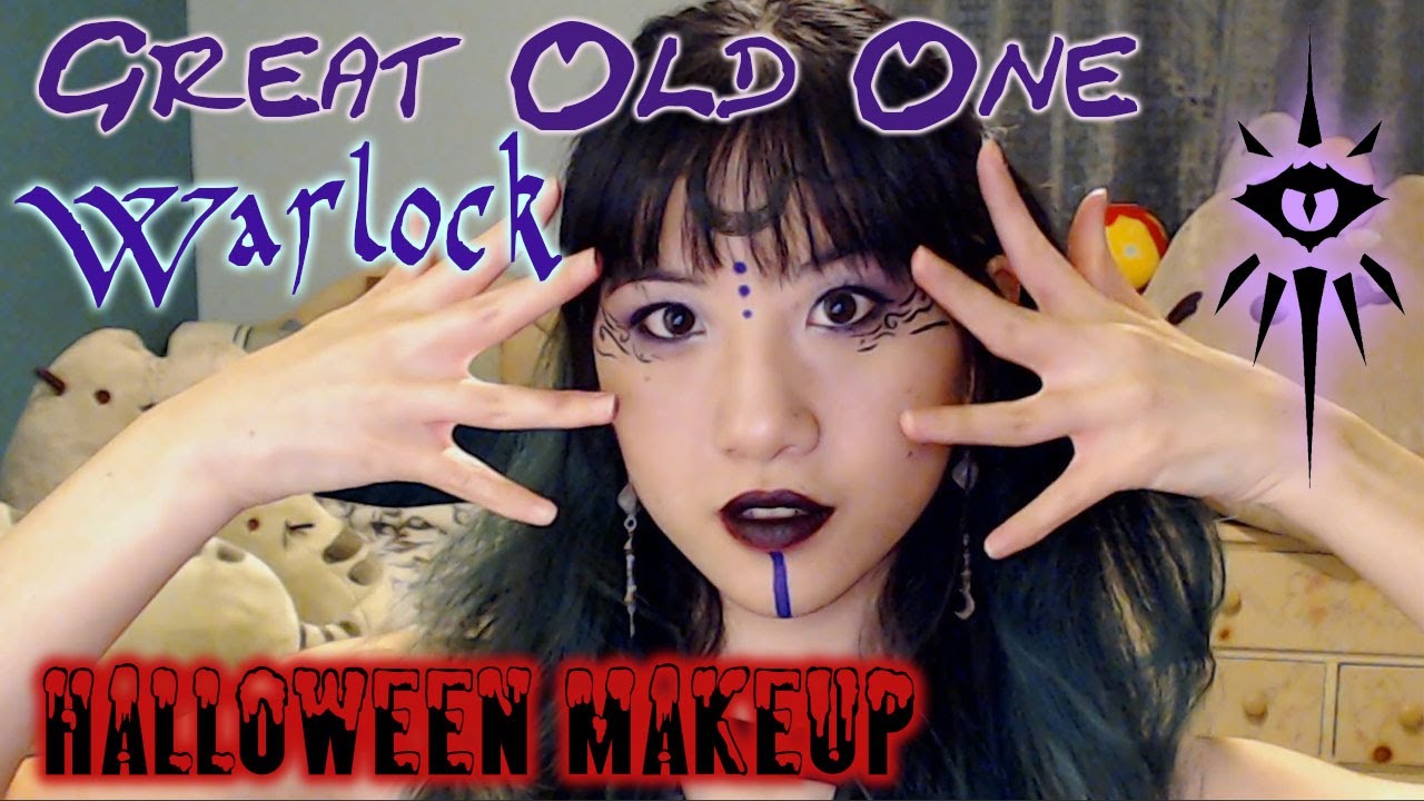 FEAR THE GREAT OLD ONE Warlock - Halloween Makeup - YouTube