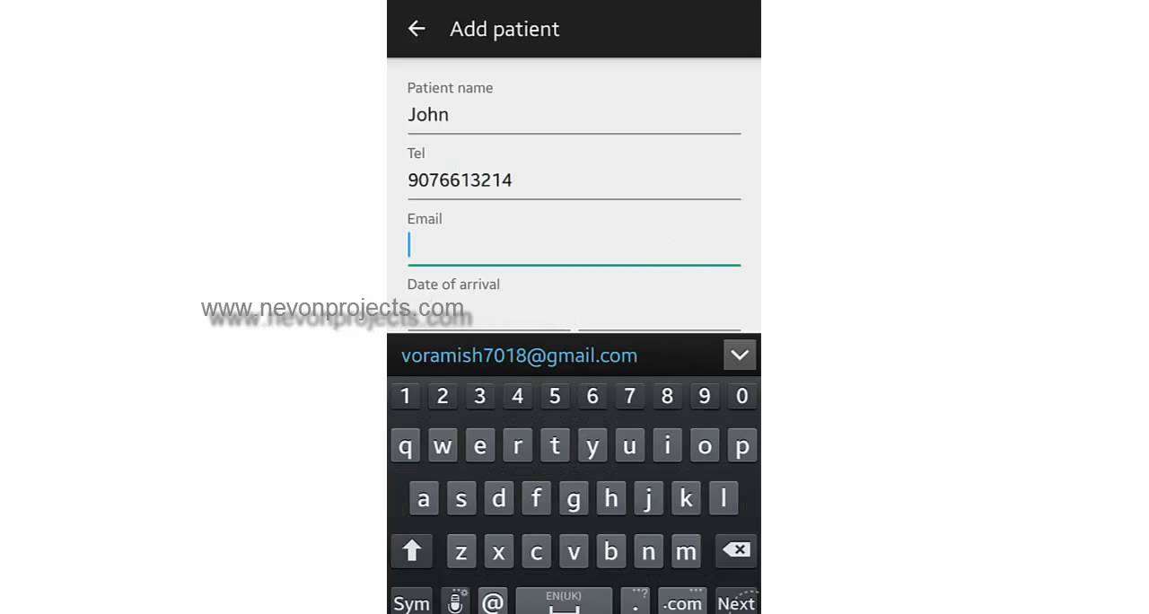 Android Patient Tracker Project - YouTube