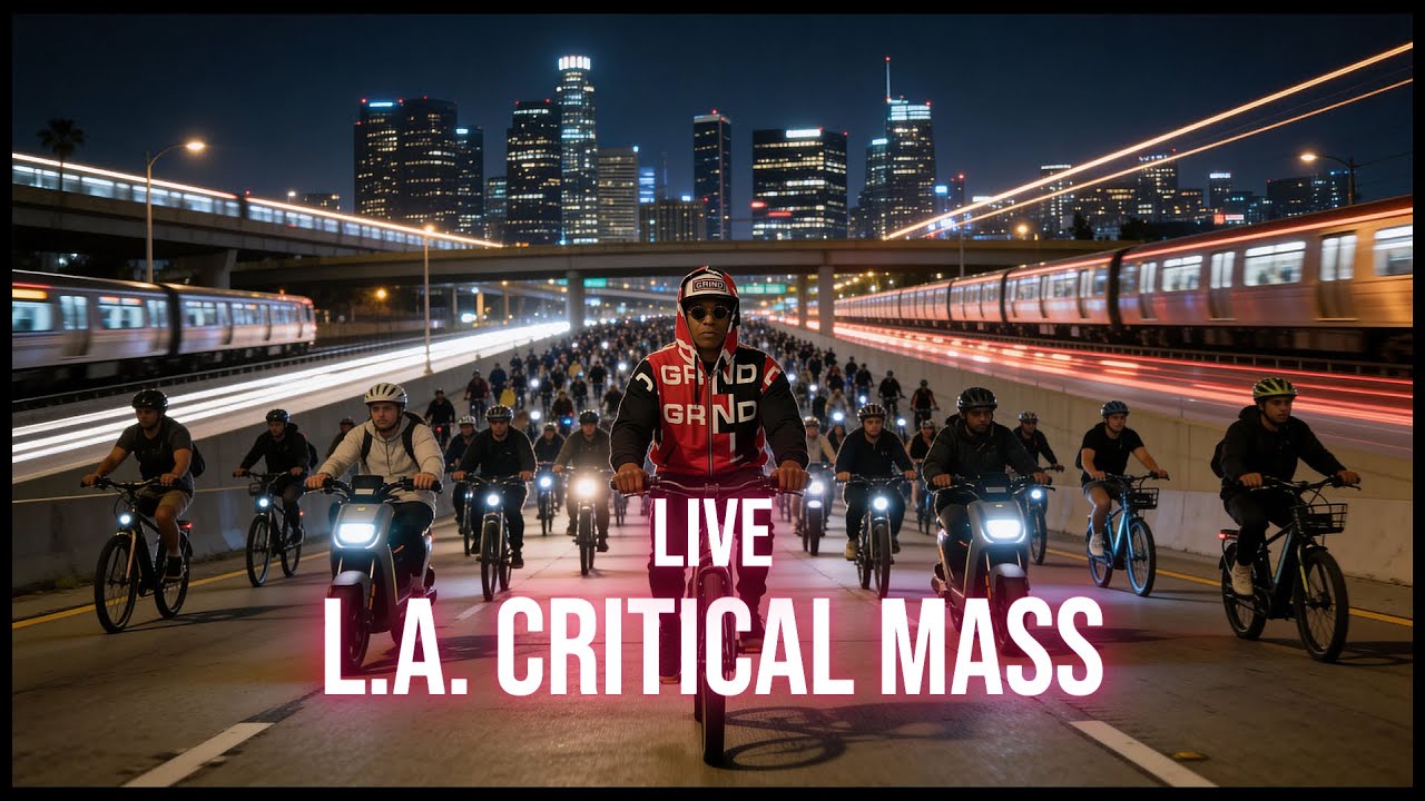 LIVE: Los Angeles Critical Mass 🚴‍♂️ | Jan 30 Rideout • First of 2026 ...