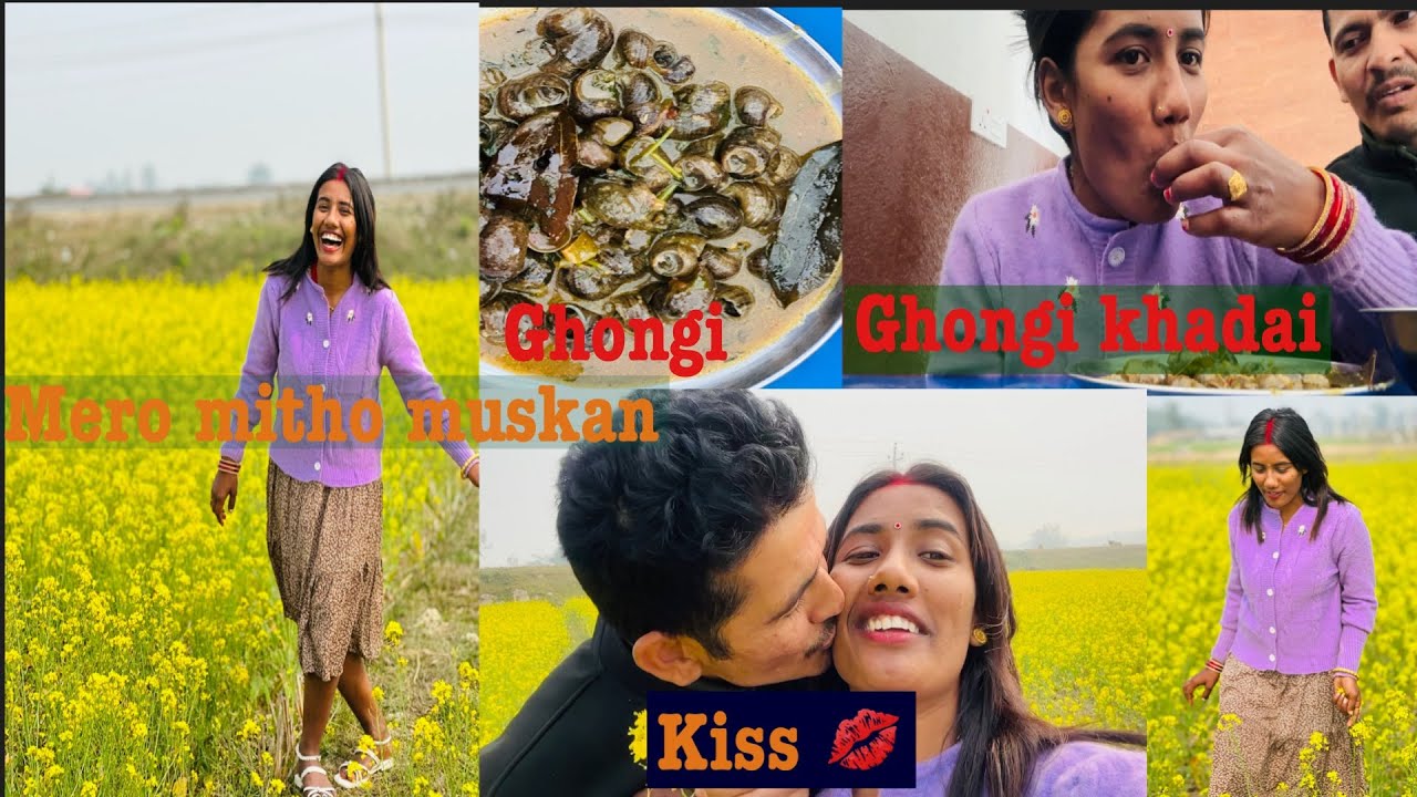 Trying Ghongi for the first time/bidhya khatri/ - YouTube