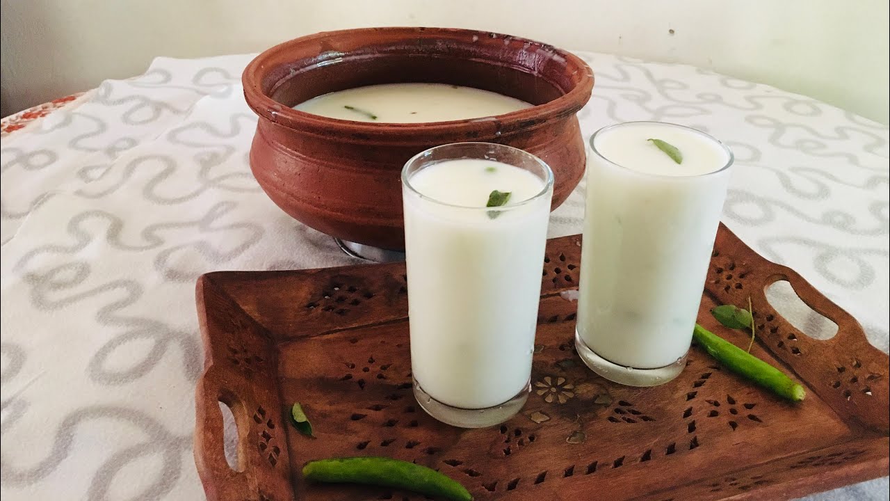 How To Make Sambaram -Kerala Style Spiced ButterMilk | Healthy Summer ...