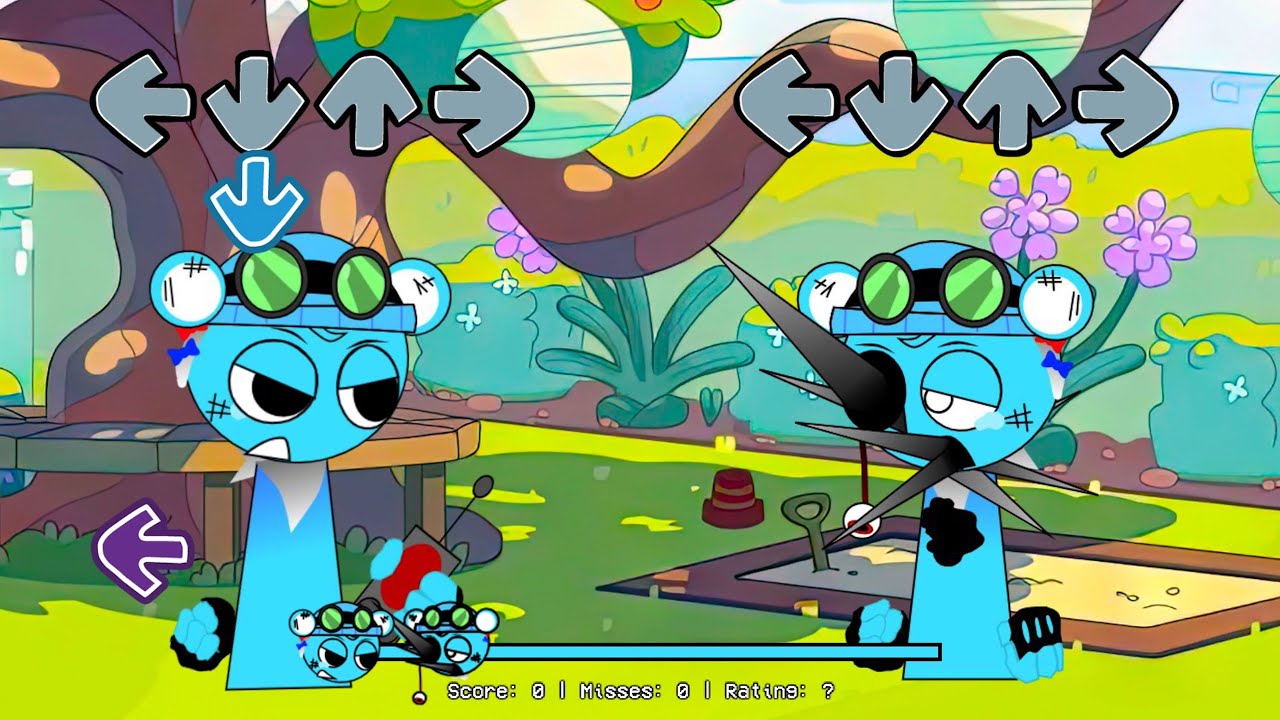 FNF Sprunki All Phases 2 Sings Bluey Can Can | Incredibox Sprunki FNF ...