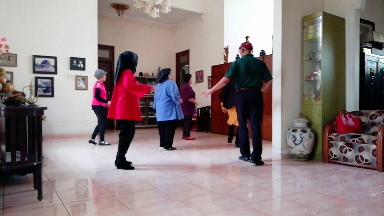 SHADOW ON THE WALL LINE DANCE - YouTube