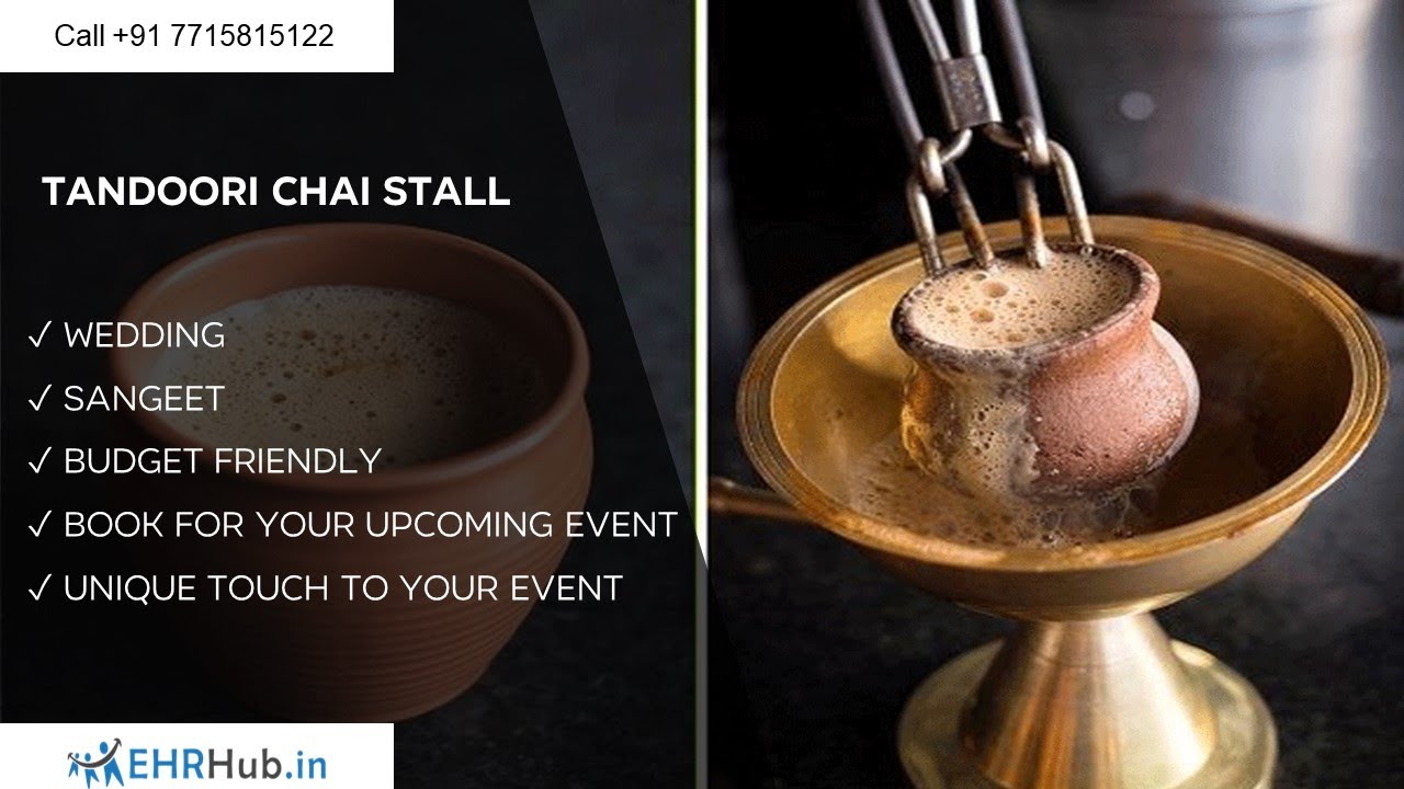 Tandoori Chai Stall for Event | Wedding | Unique Stall - YouTube