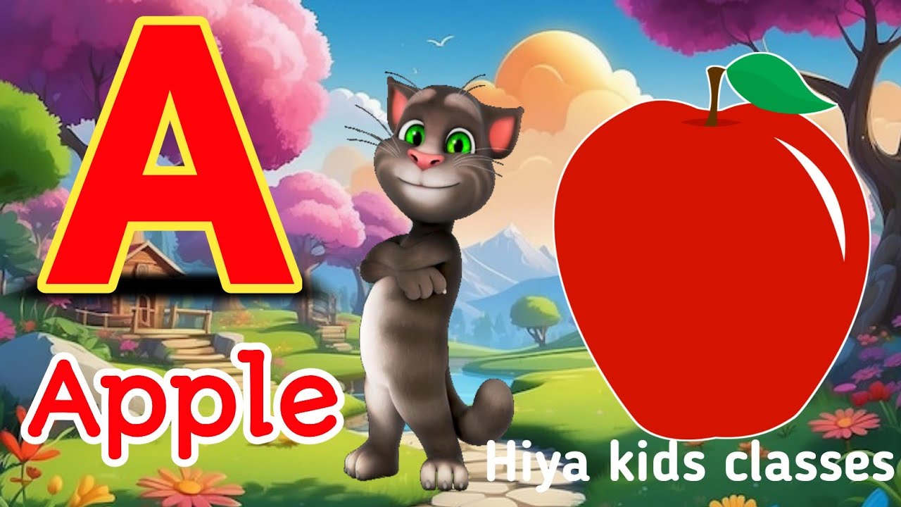 One two three,1 to 100 counting,ABCD, A for Apple, 123 Numbers, learn ...