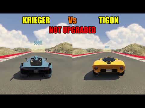 Lampadati Tigon Vs Benefactor Krieger - Speed Test - GTA 5 Online - YouTube