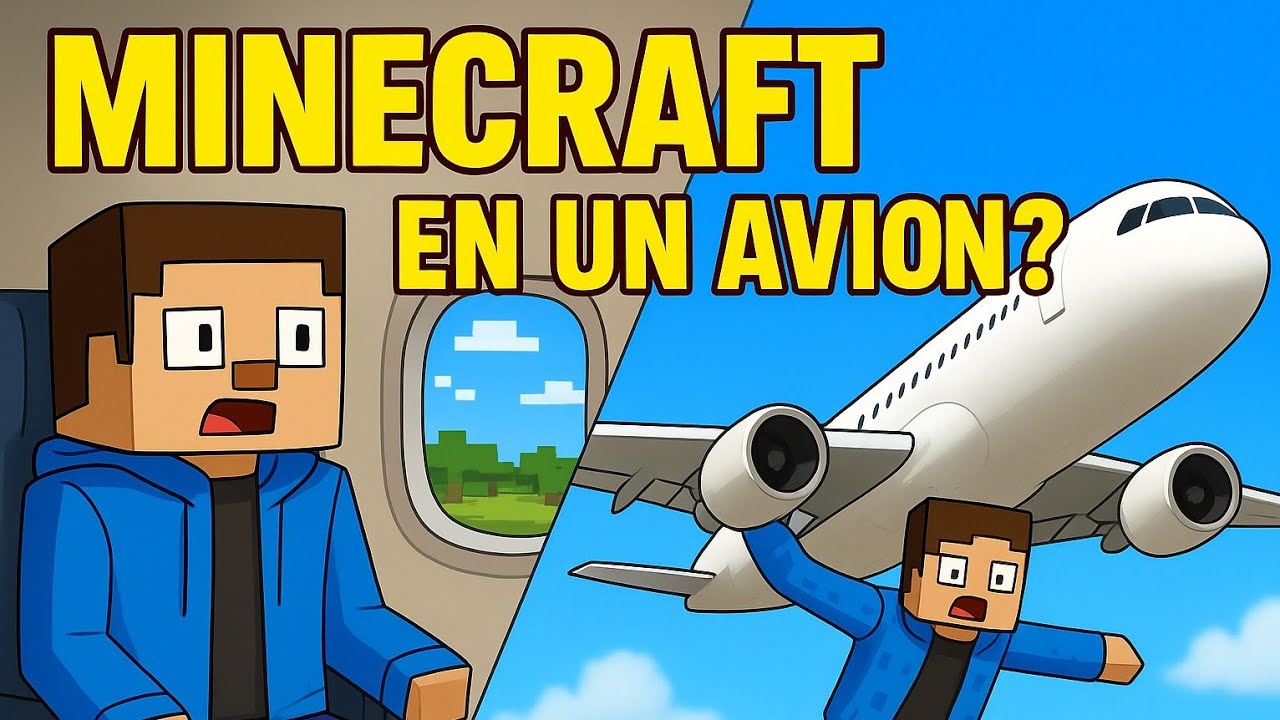 MINECRAFT en un AVION!! - YouTube