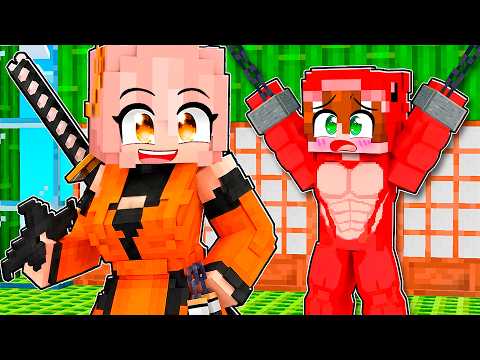 Una CHICA NINJA me SECUESTRÓ en Minecraft!