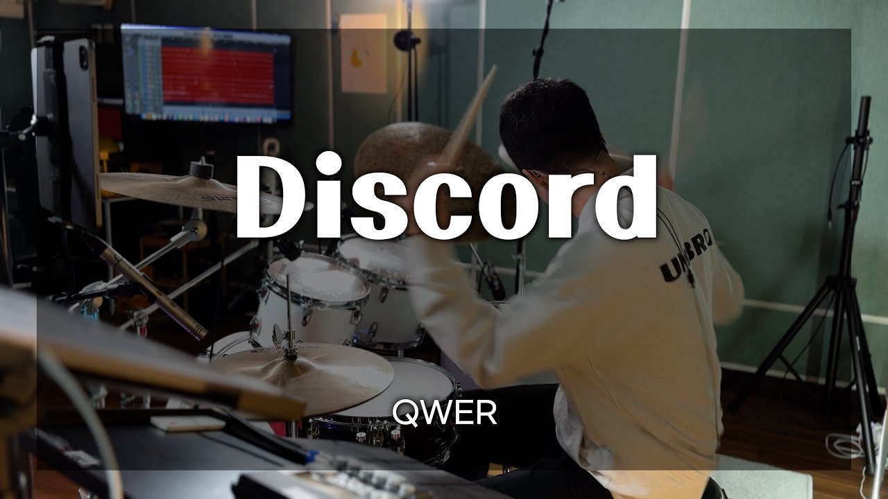 4K l Discord (디스코드) - QWER l 타마고 프로덕션 l kpop l drum cover - YouTube