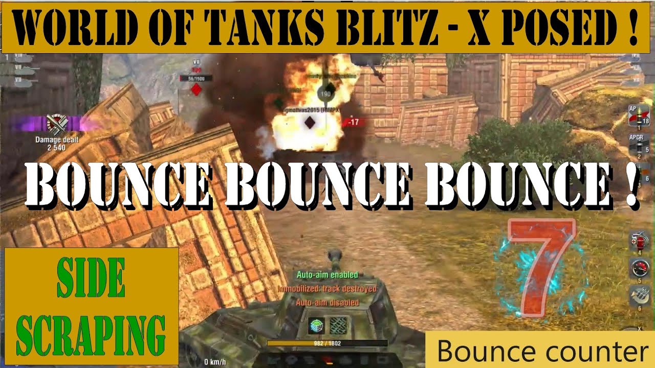 Side Scraping - World of Tanks Blitz - YouTube