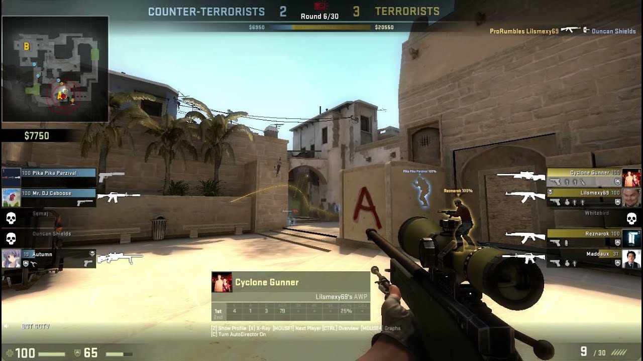Lucky CS:GO Noscope HeadShot - YouTube
