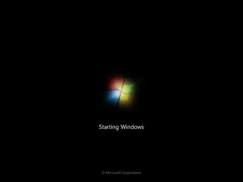 Windows Seven - Boot Screen - YouTube