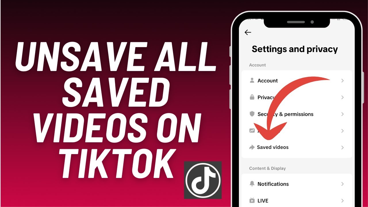 How to Unsave all Saved Videos on TikTok at Once (2025) | Delete Saved ...