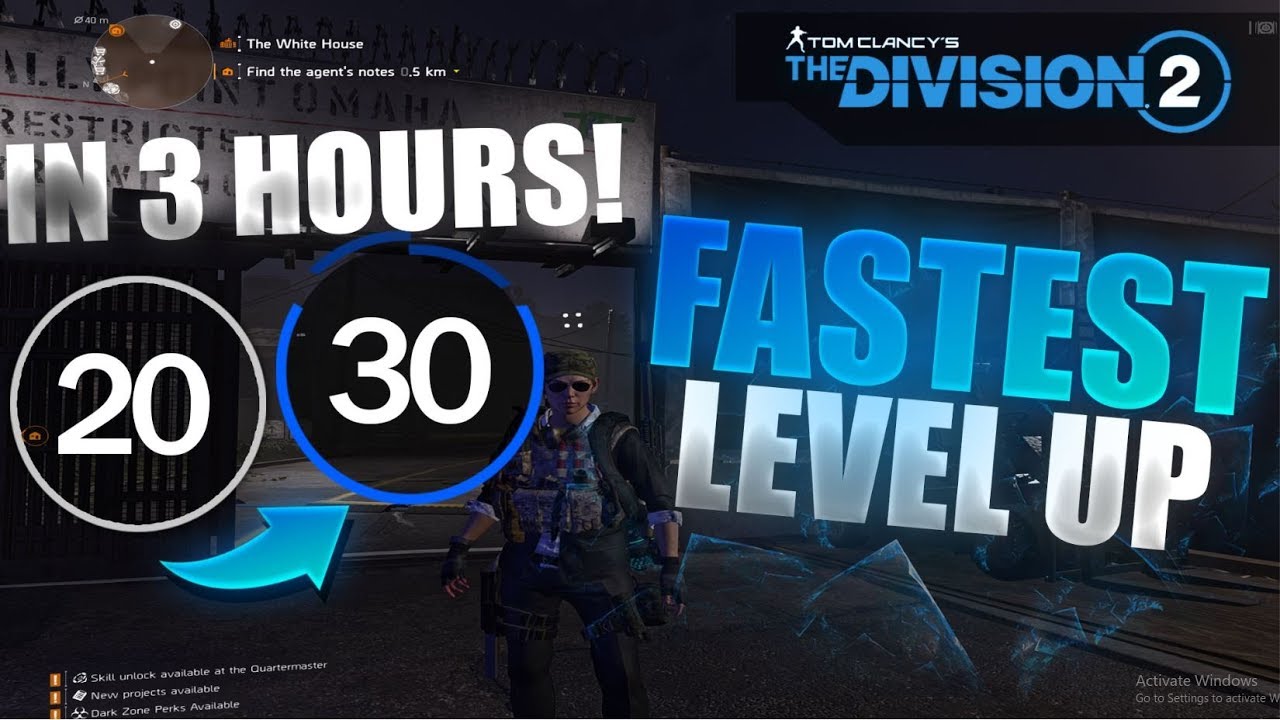 The Division 2 - Fastest Level Up Trick/Glitch Guide! 20-30 in 3 hours ...