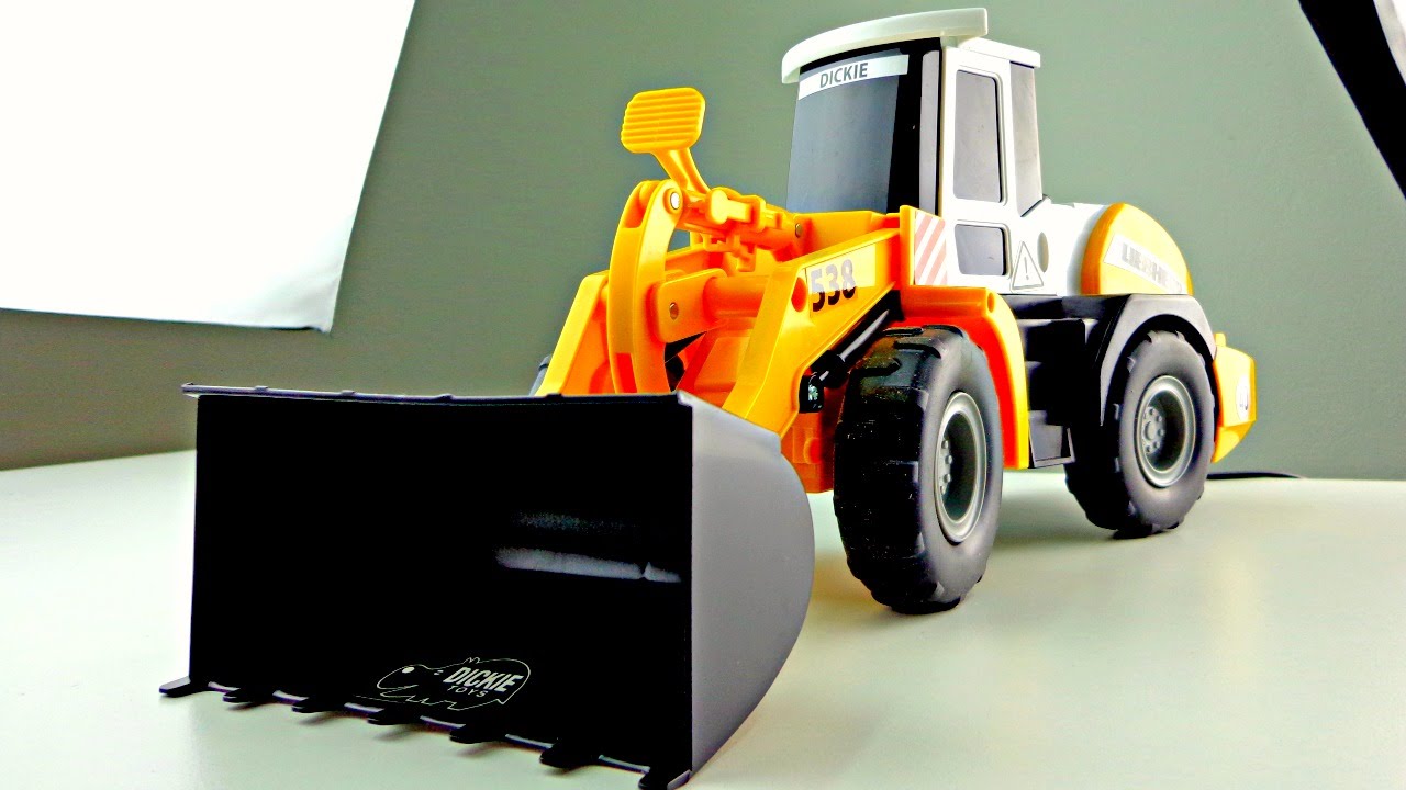 Video for kids. Unboxing toys: big toy bulldozer. - YouTube