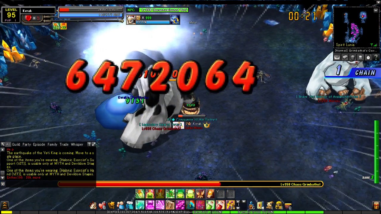 Spirit Lunia - Raid Chaos Grimbathol - Lime Solo - YouTube