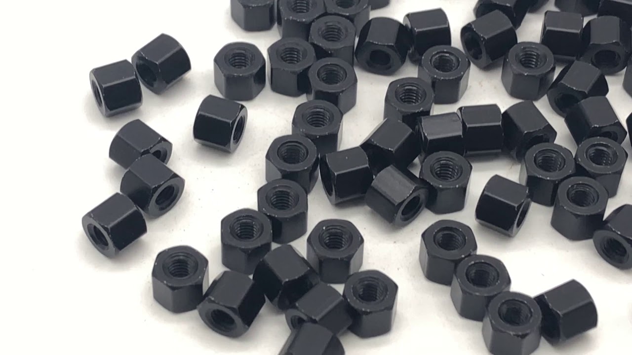Plastic Nut PCB Nut Plastic Fasteners Nylon Hex Nut - YouTube