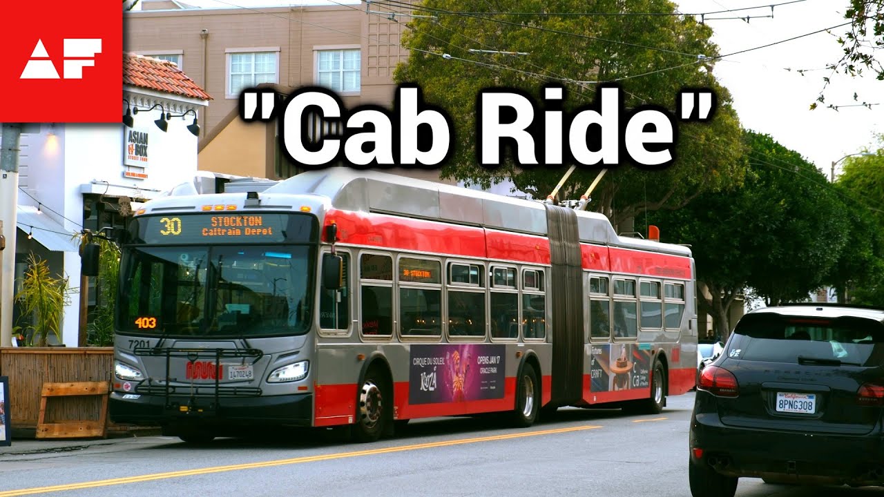 SF Muni Route 30 Trolley Bus PoV Ride: Sports Basement to Caltrain ...