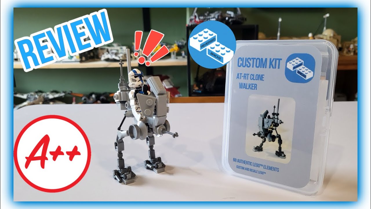 The COOLEST CUSTOM Lego AT-RT | Custom Kit By Reversed Bricks ...