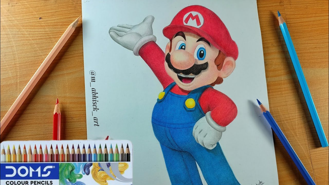 How I Draw Cartoon Character by DOMS colour pencil 🎨 - YouTube