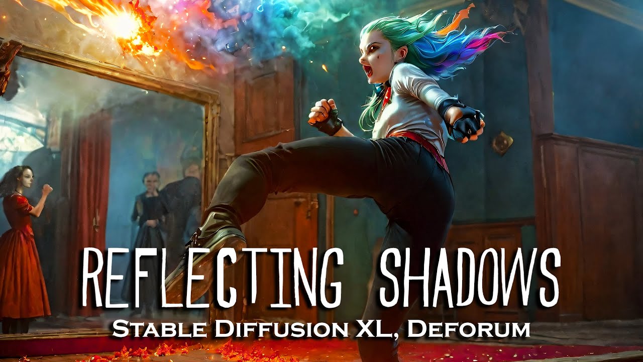 Reflecting Shadows 🧛‍♀️ Stable Diffusion XL, Deforum - YouTube