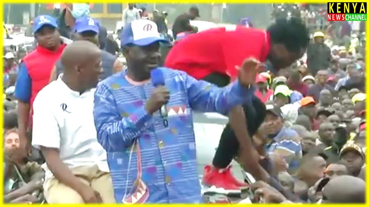 Bahati angrily Storms Out of Azimio Rally after Raila endorsed Anthony ...