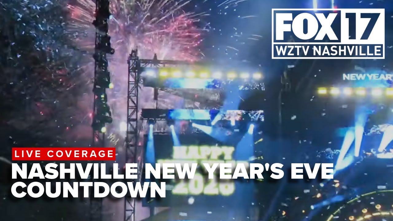 Nashville New Year's Eve Countdown and Music Note Drop - YouTube