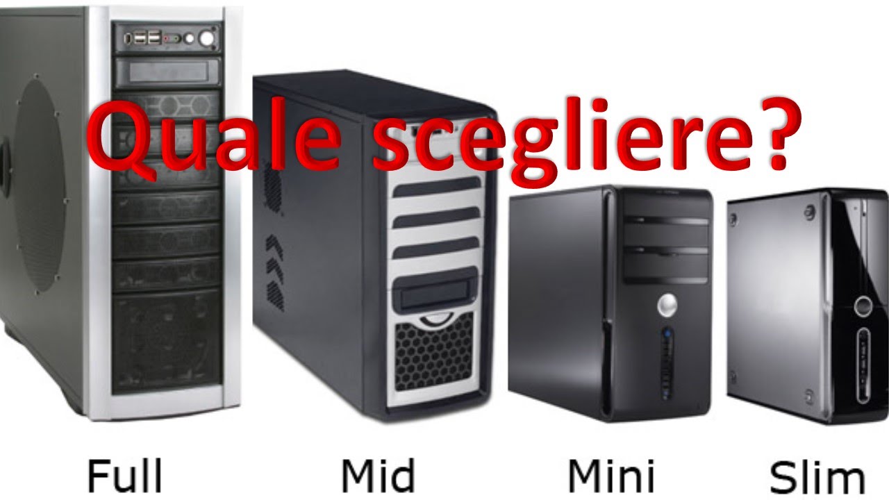 Come scegliere i componenti di un PC: #1 CASE (parte 1) - YouTube