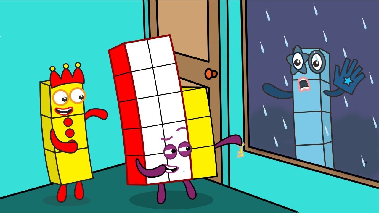 Feel You Numberblocks 5!! You will be cold and frozen - Numberblocks ...