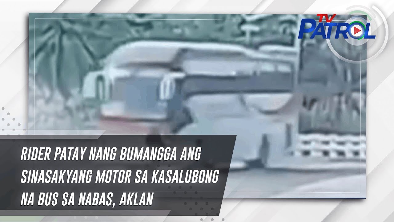 Rider patay nang bumangga ang sinasakyang motor sa kasalubong na bus sa ...