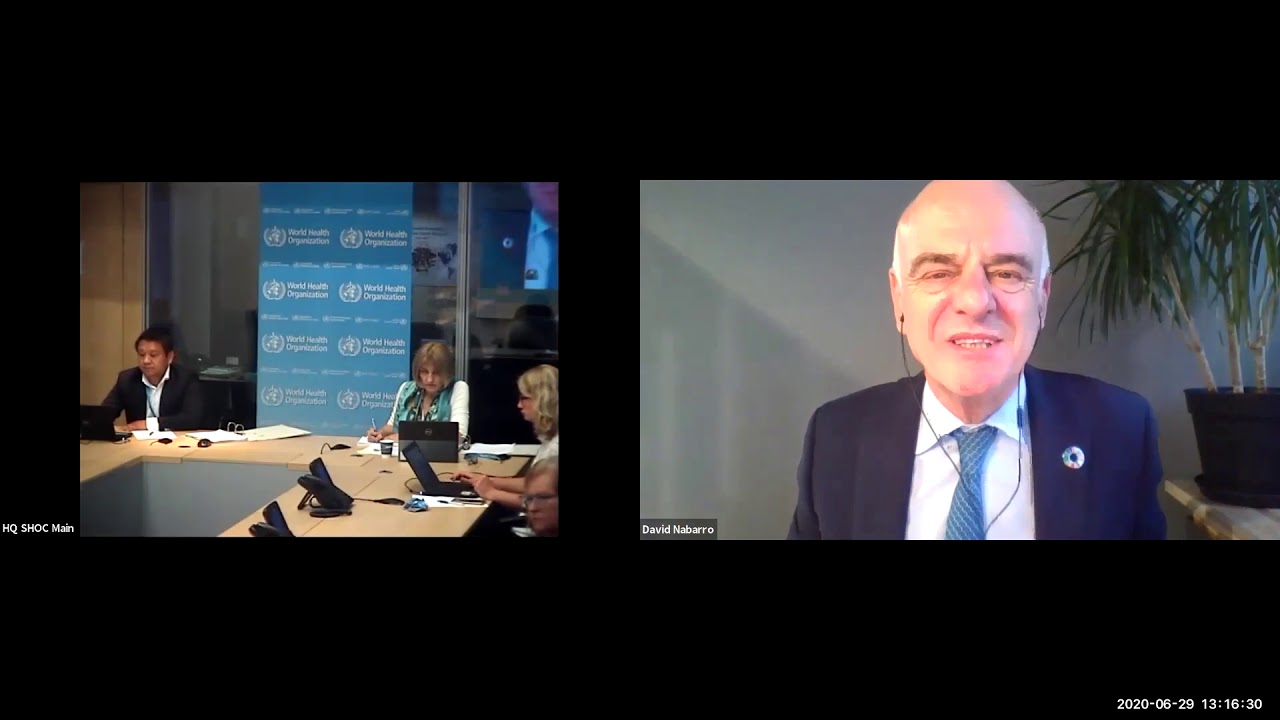David Nabarro - Headline talk at First WHO global infodemiology ...