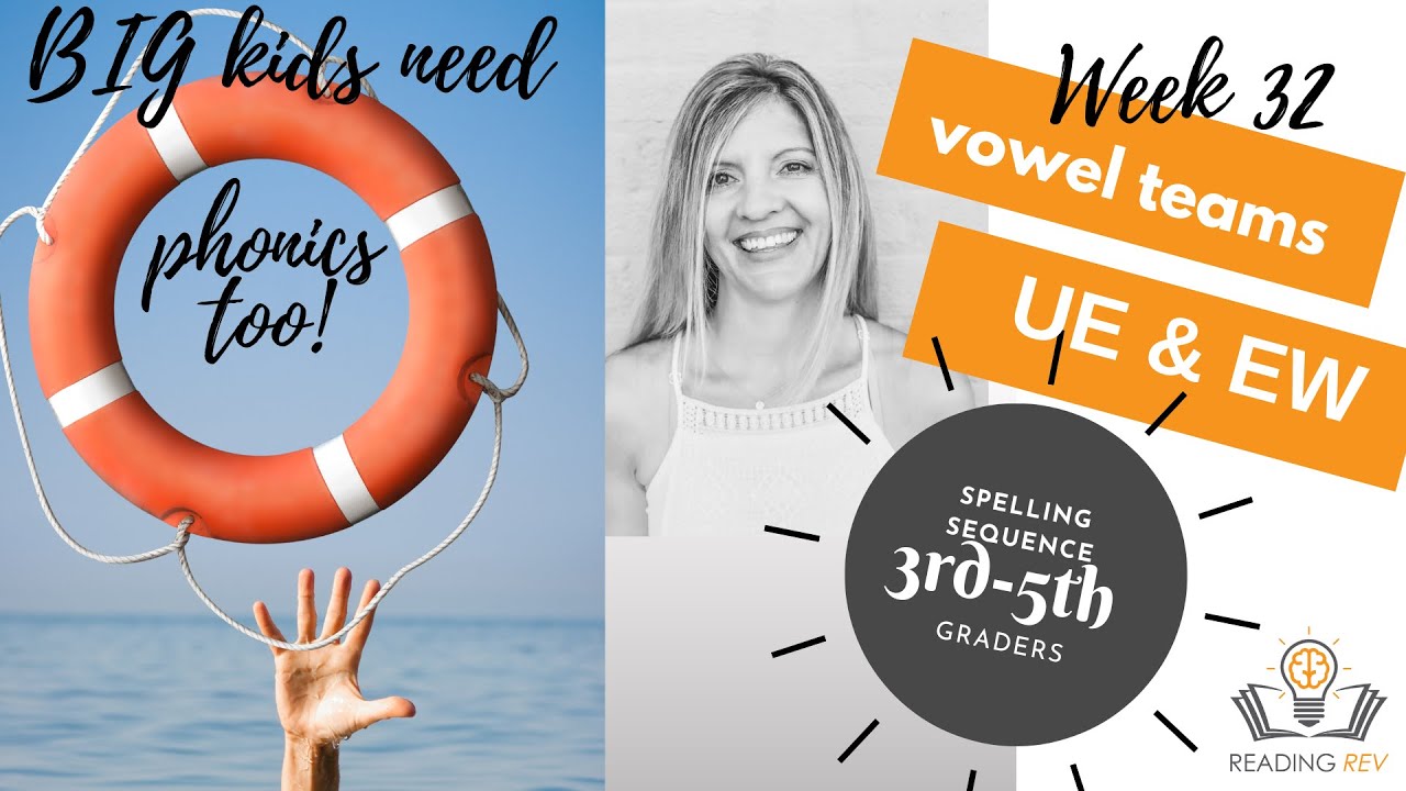 UE & EW Vowel Teams Orton Gillingham Lesson - YouTube