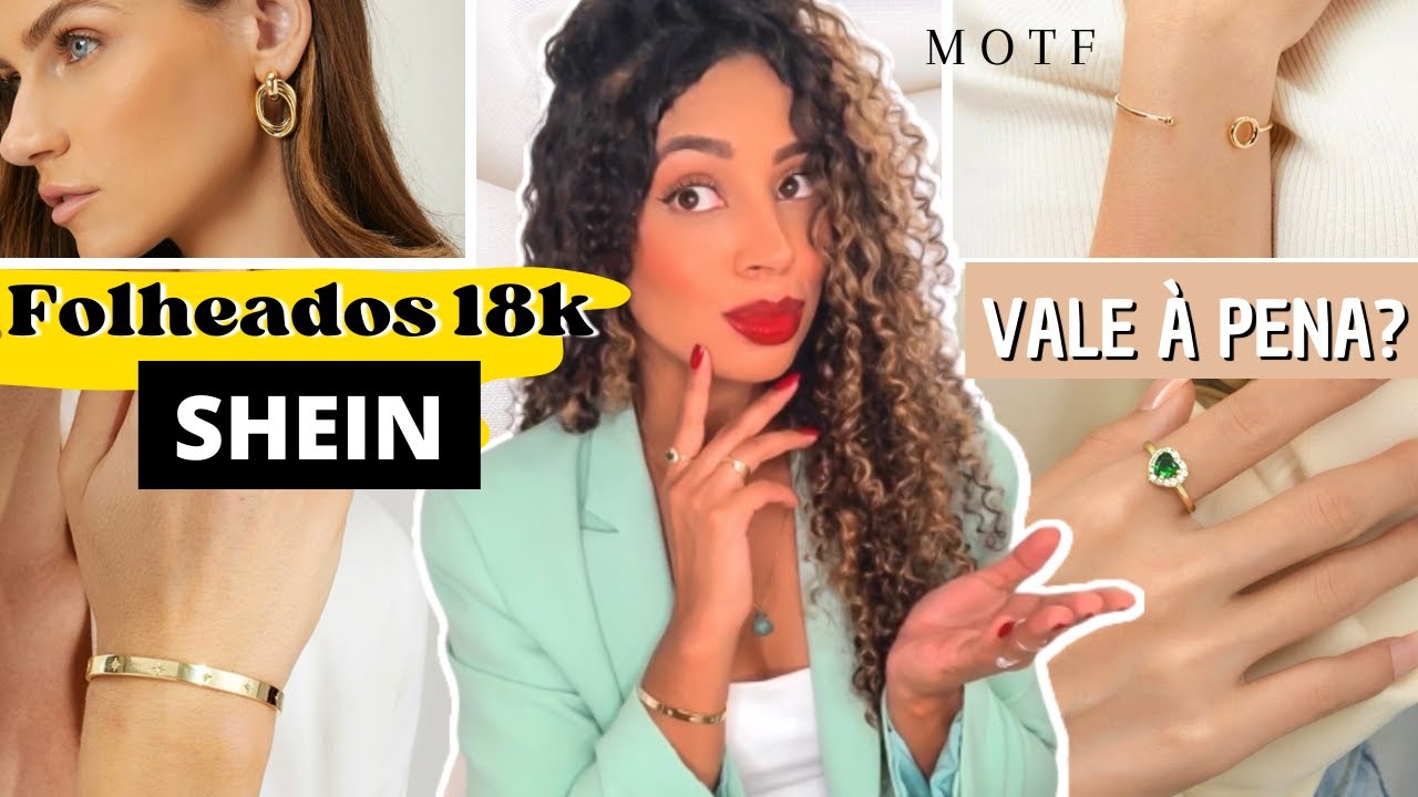 ACESSÓRIOS SHEIN BANHADOS A OURO |Vale à pena? Linha premium MOTF - YouTube
