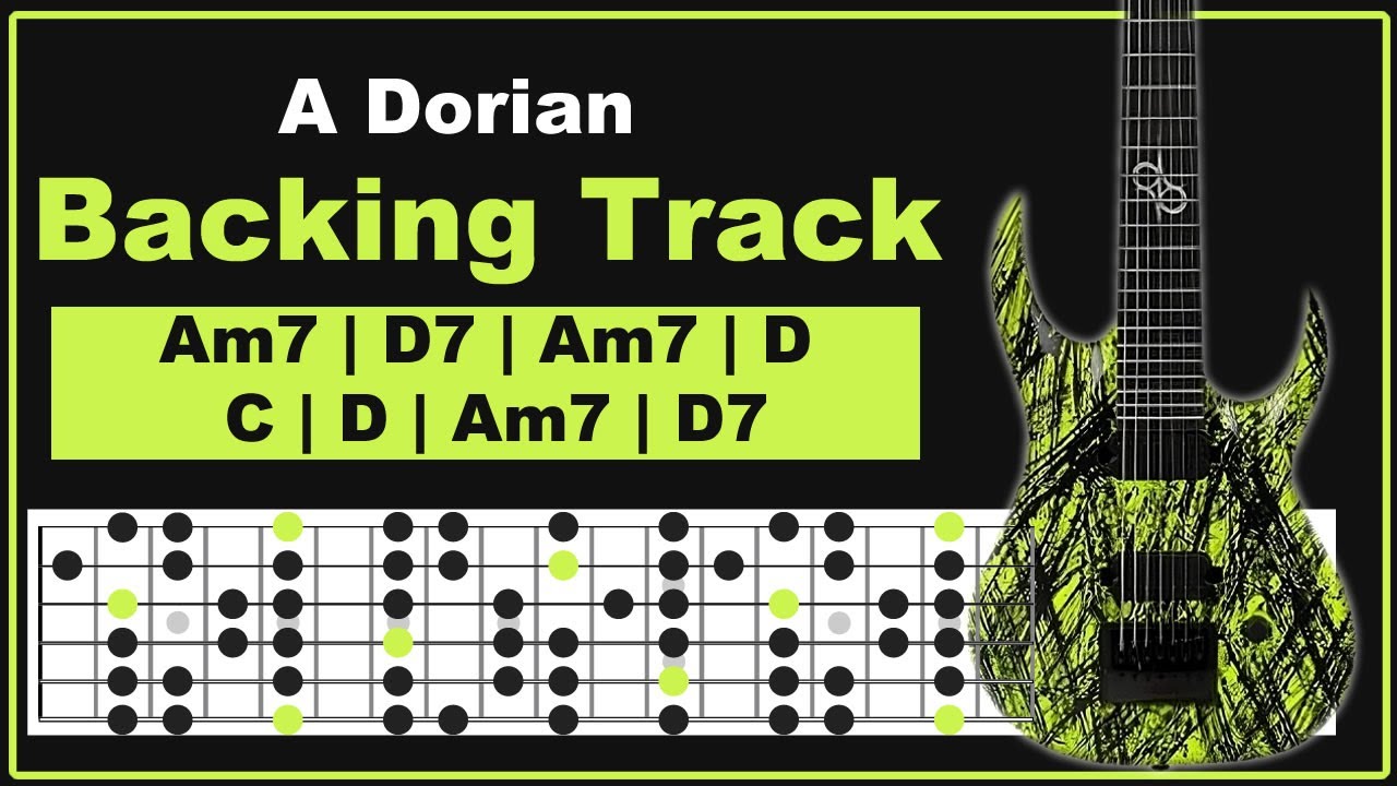 A Dorian Backing Track | 115 Bpm - YouTube