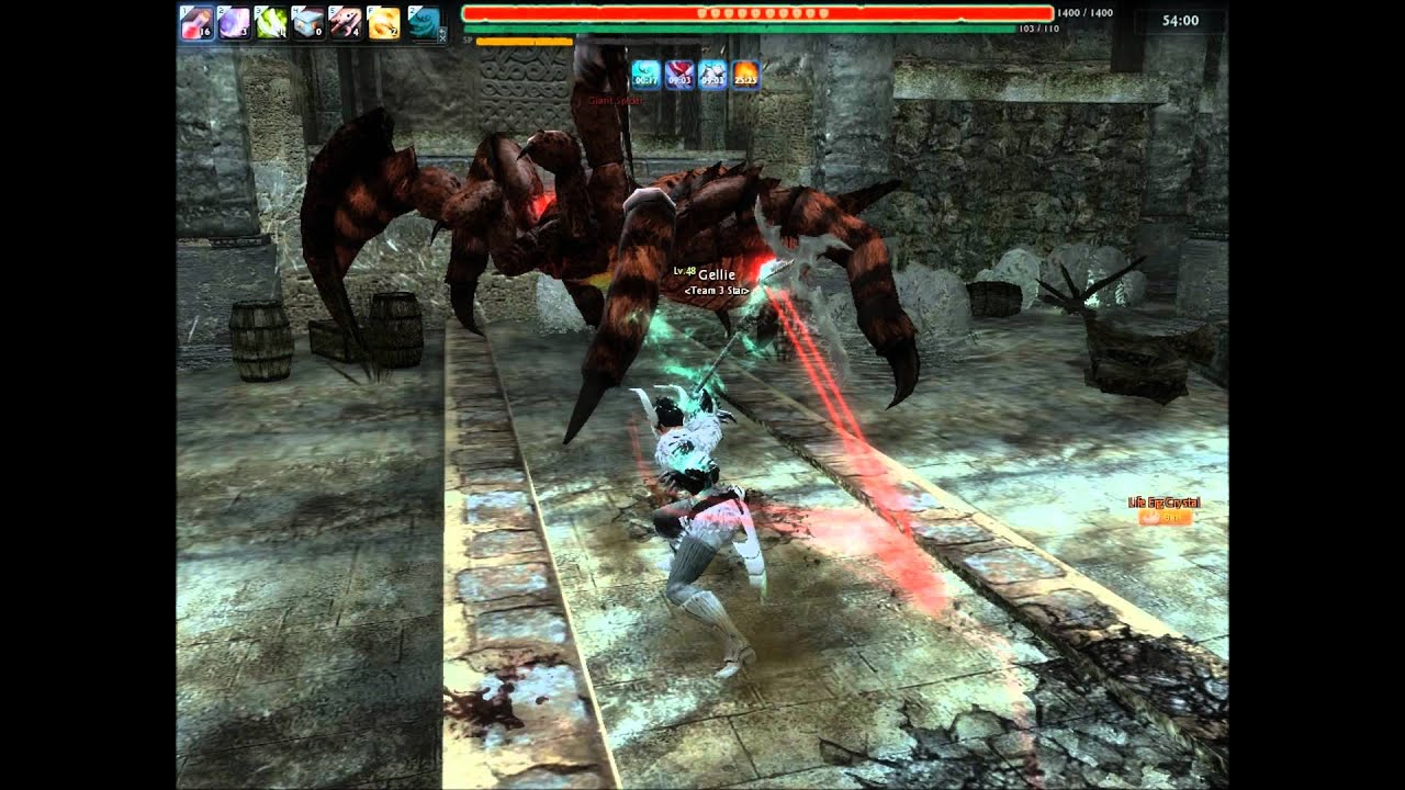 (NA) Vindictus - Scythe Evie Flawless Solo - Giant Spider [HD] - YouTube