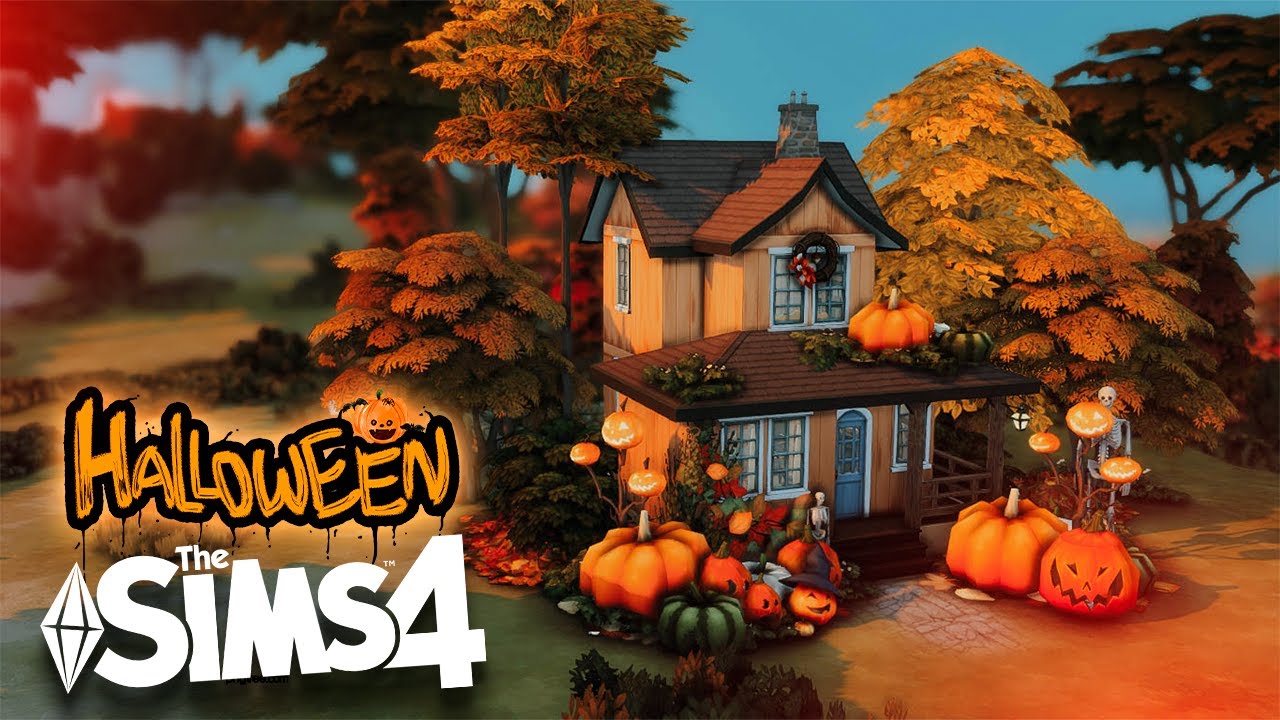 Halloween House 🎃 | The Sims 4 | Spedd build - YouTube