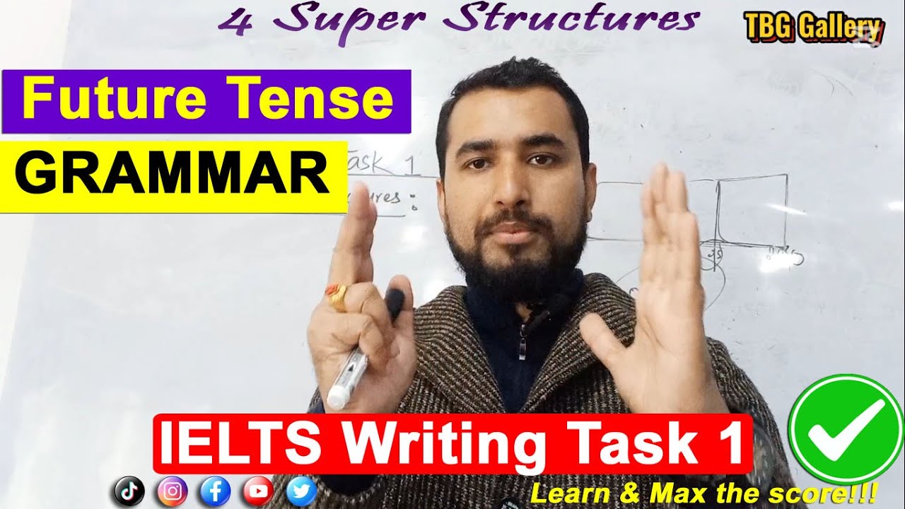 Future Tense Grammar for IELTS Writing Task 1 I Important Grammar # ...