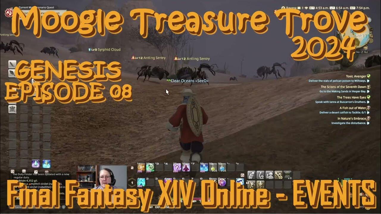 FFXIV Online Events The 2024 Moogle Treasure Trove 1st Hunt for Genesis –Part 08: Cutter’s Cry ...