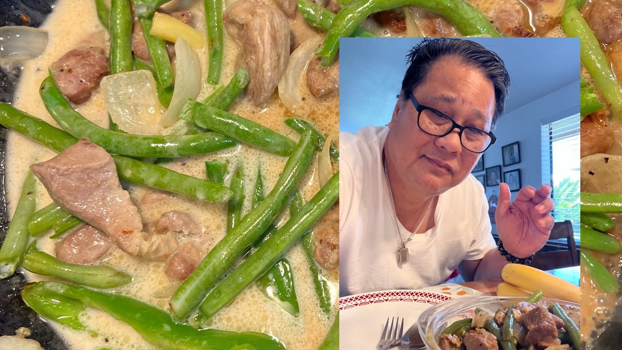 Pork gata with green beans 8K travel and food vlog - YouTube