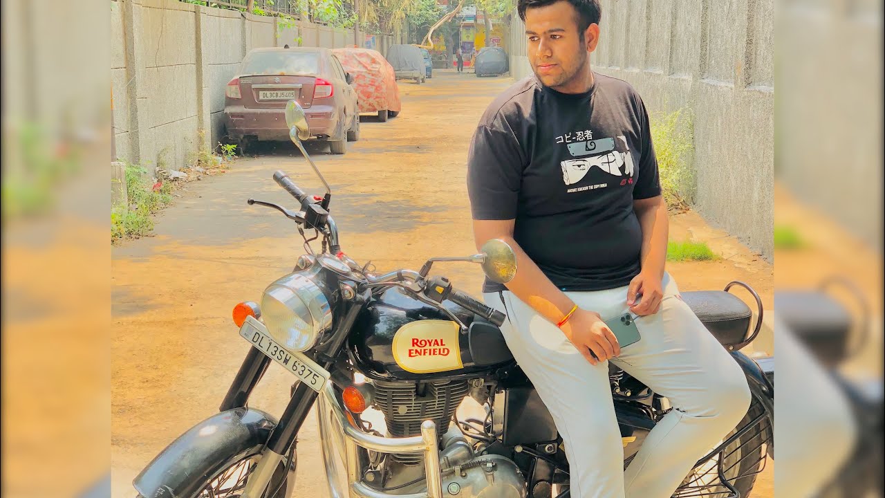 royal enfield classic 350 delivery vlog || first vlog || 🏍️ - YouTube