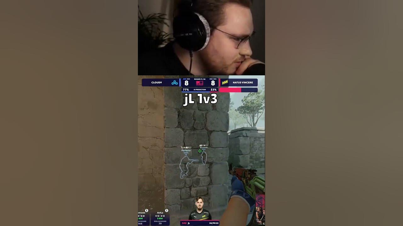 jL 1v3 clutch #ohnepixel #jl #cs2 #navi #c9 #cs #csgo #cloud9 #counterstrike #lithuania #shorts ...