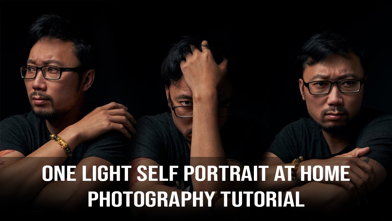 One Light Self Portrait At Home | Photography Tutorial - YouTube