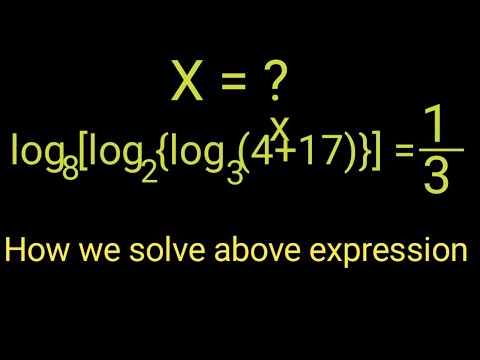 A Nice Logarithm Problem || How to find x! - YouTube