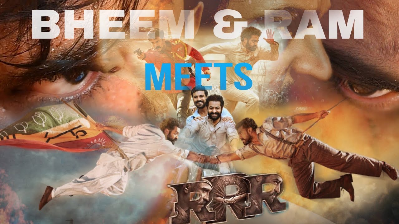 BHEEM & RAM MEETS BGM | RRR THEME | SOUND TRACK | #rrr #jrntr # ...