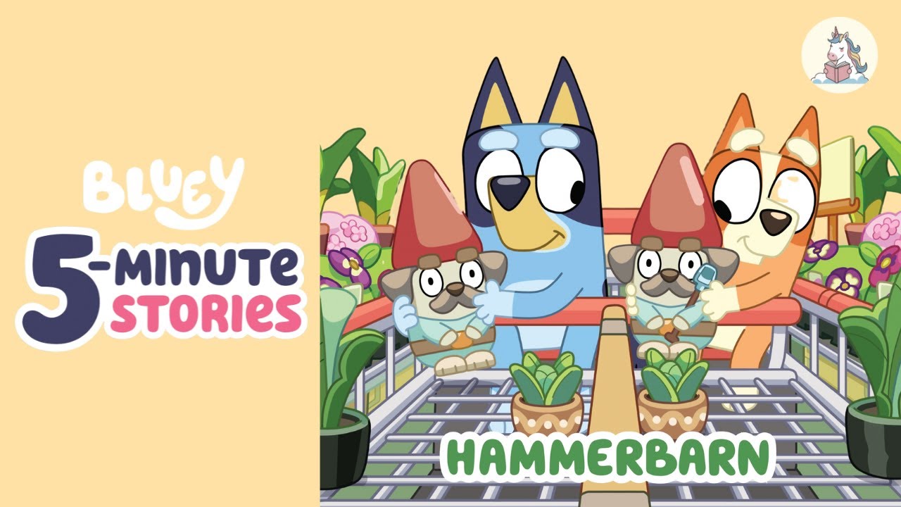 Bluey 5-minute Stories - Hammerbarn | Read aloud | Children Kids Book ...
