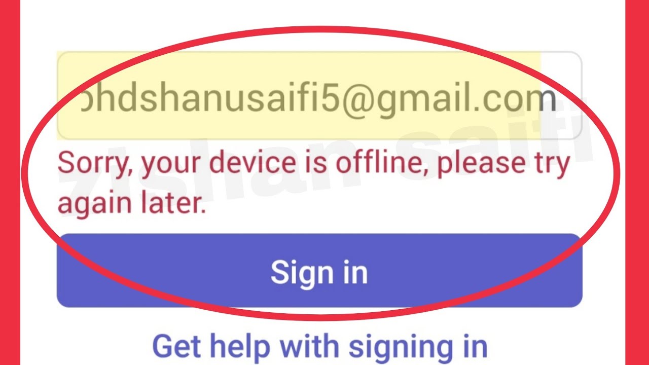 Microsoft Account Fix Sorry, Your device is offline, Please try again ...